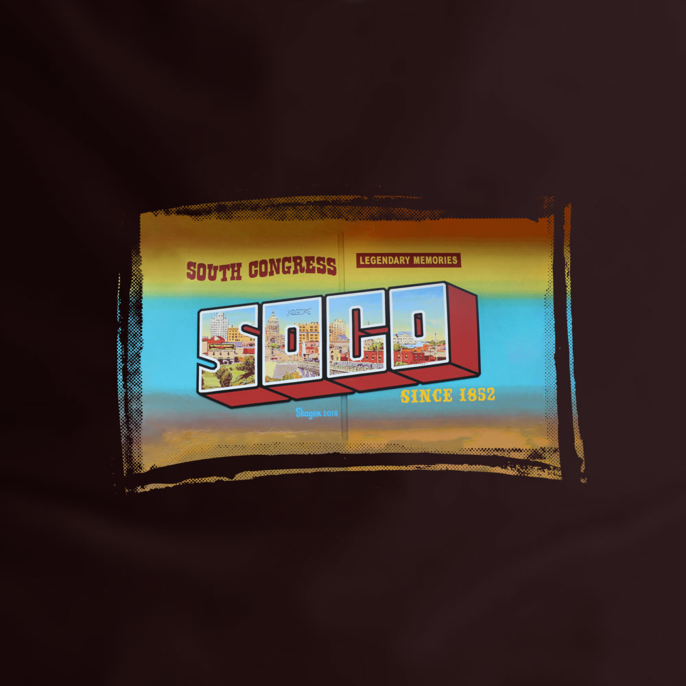 SOCO Austin mural shirt – Geotalic Apparel